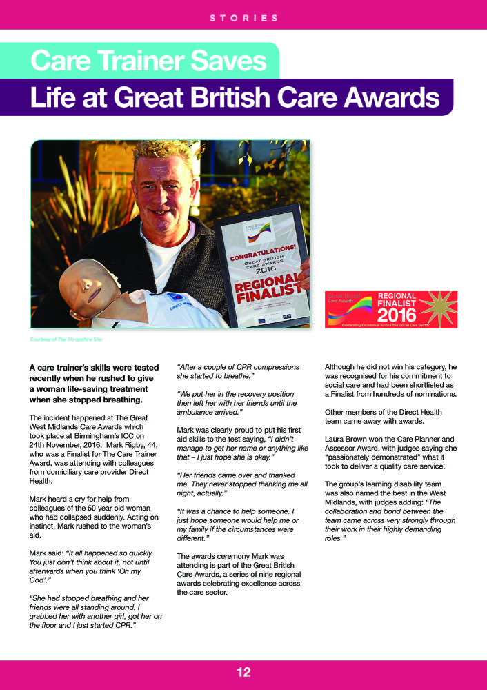 Latest Issue – Care Talk