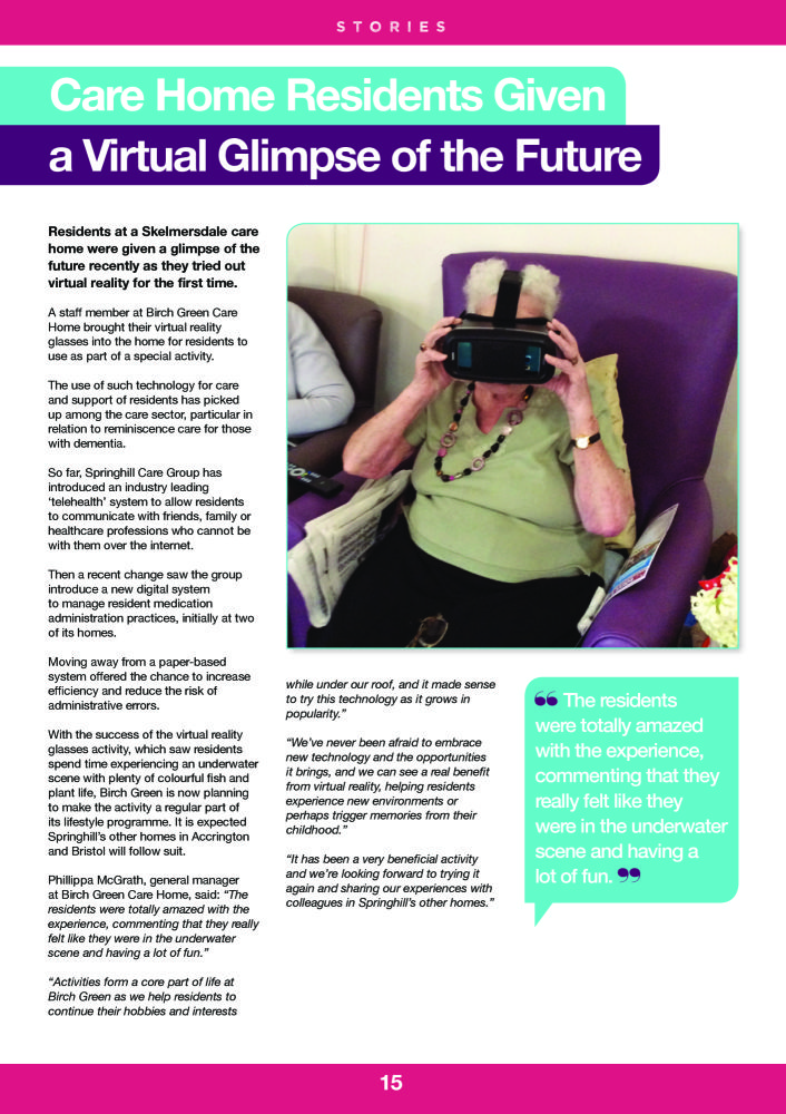 Latest Issue – Care Talk
