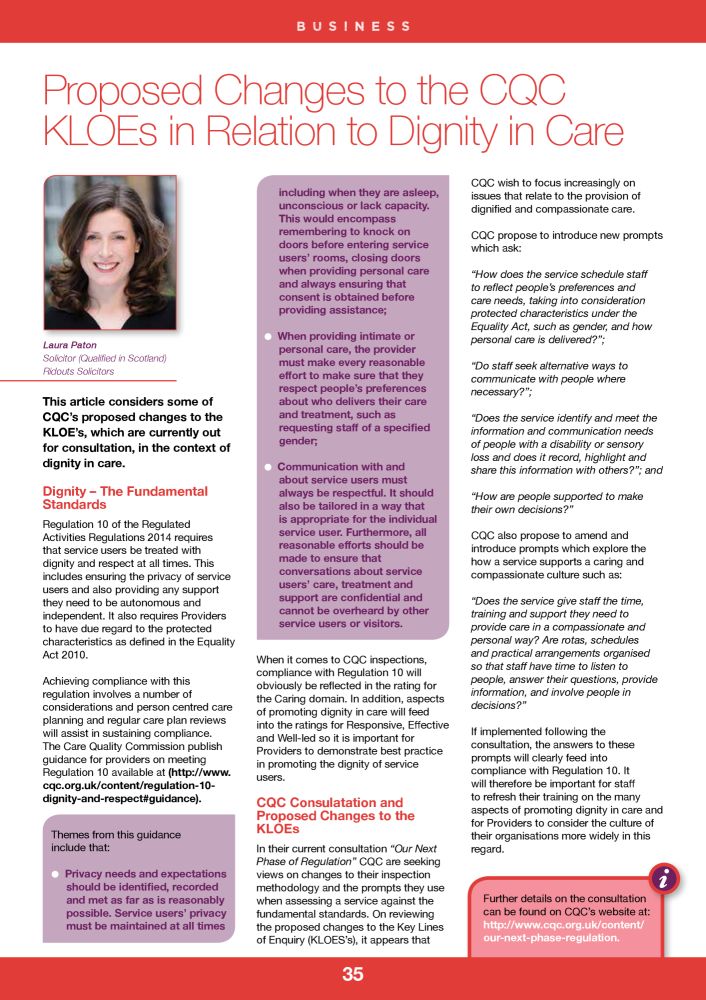 Latest Issue – Care Talk