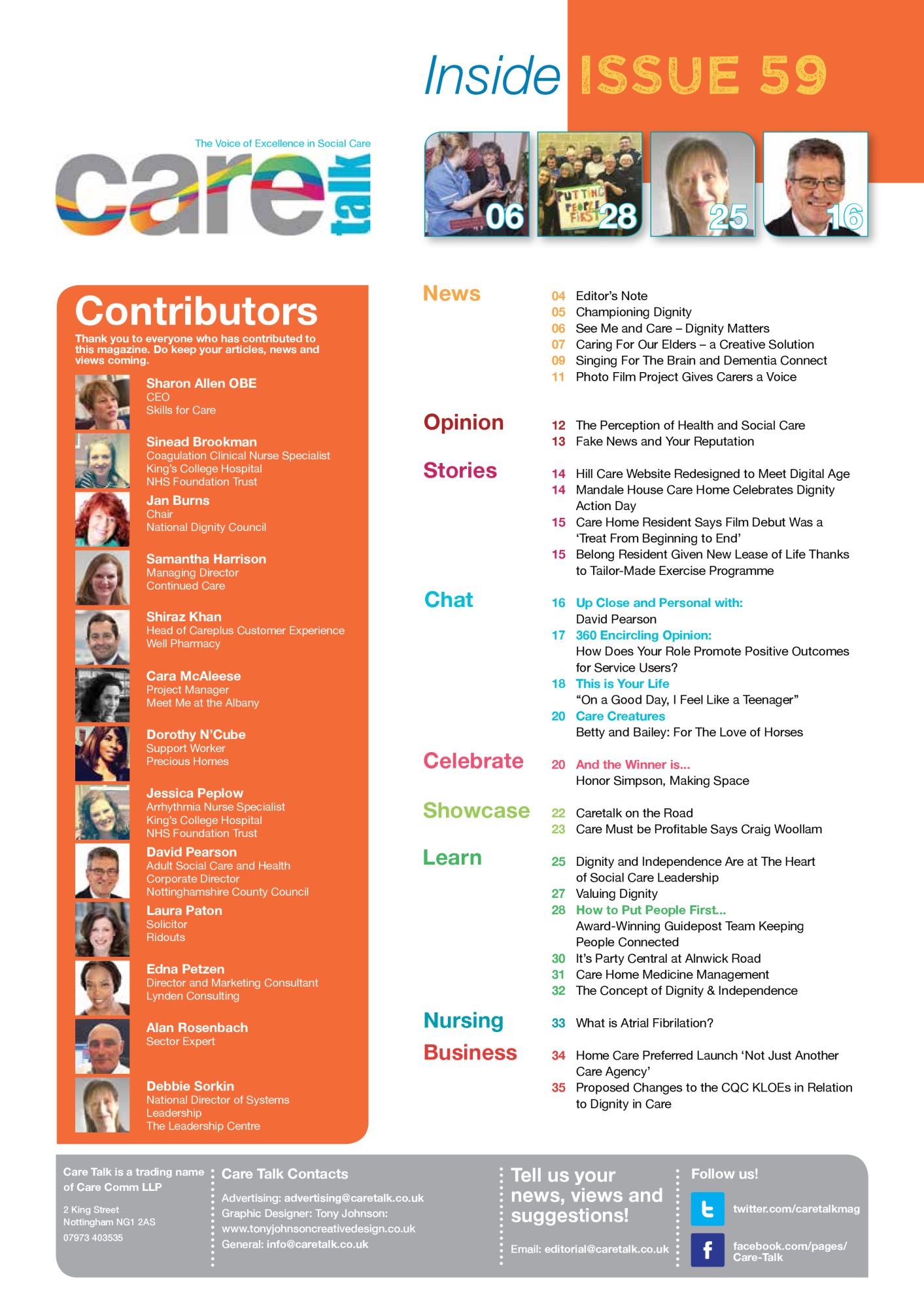 Latest Issue – Care Talk