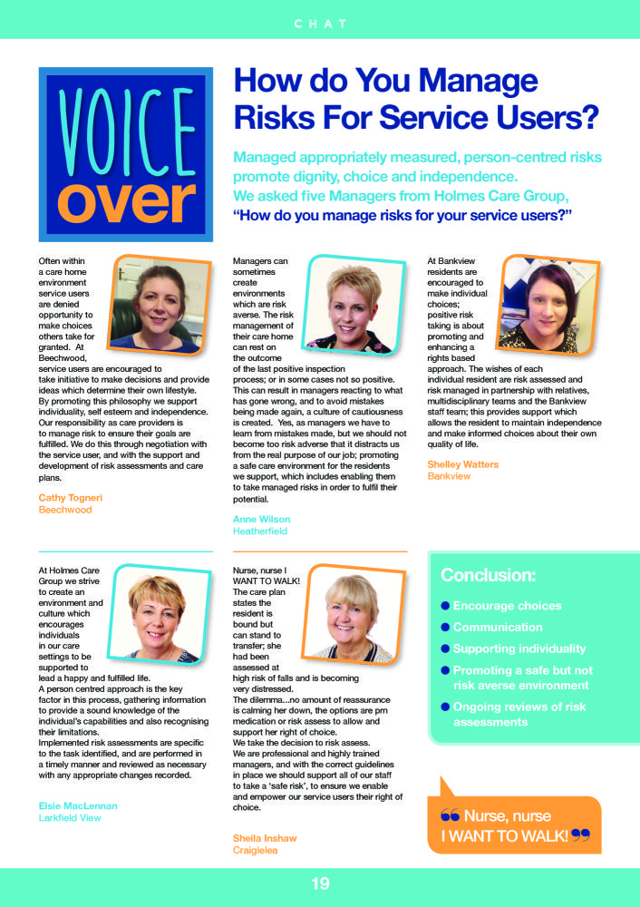 Latest Issue – Care Talk