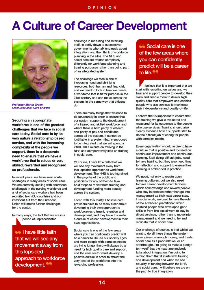 Latest Issue – Care Talk